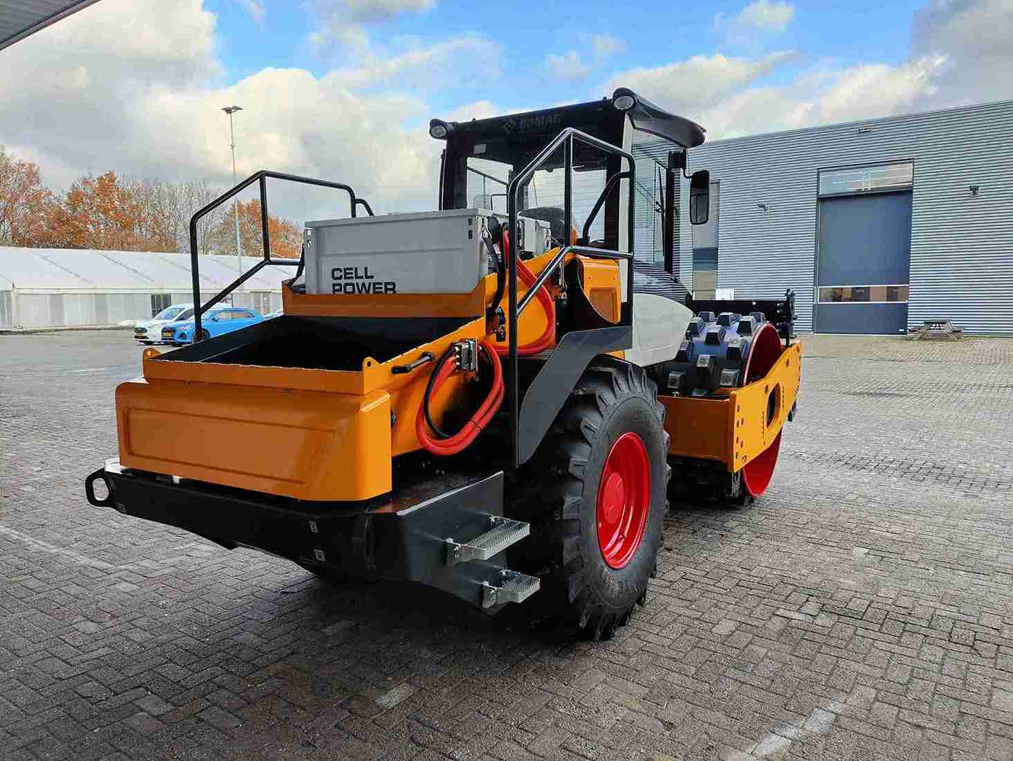 Electric sand track roller Z240 - GEBA | Green Road Machinery